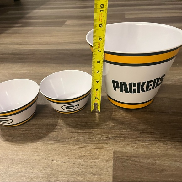 NFL | Dining | Nfl Green Bay Packers Party Snack Bowls Set Of 3 Bowls ...